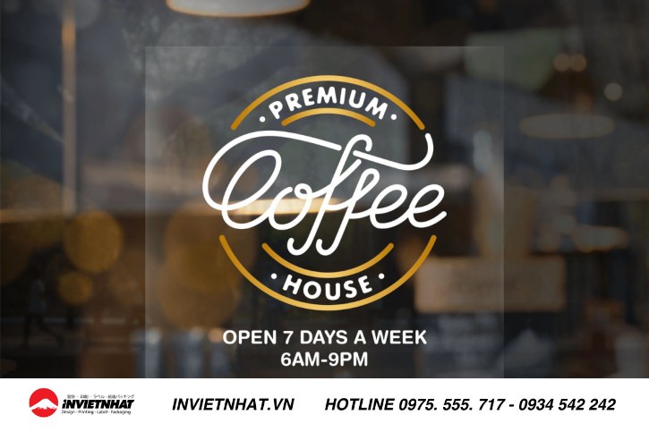 In decal trong suốt giá RẺ ĐẸP số lượng ít lấy liền tại HCM