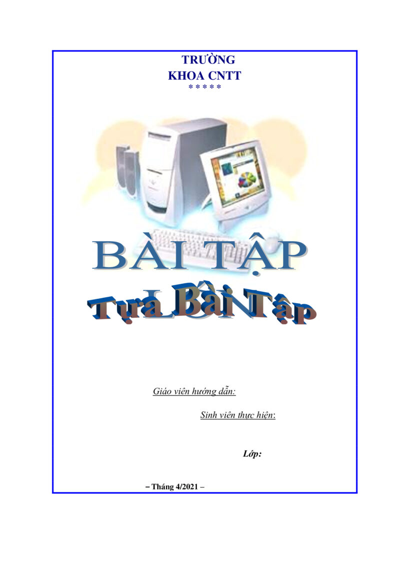 20+ Mẫu Bìa Hồ Sơ Đẹp Chuyên Nghiệp Mới Nhất 2025