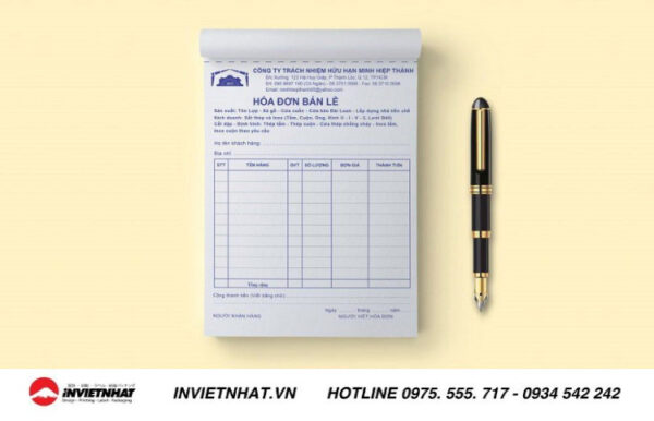 Các mẫu bill tính tiền ĐẸP được lựa chọn nhiều hiện nay