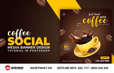 Banner quảng cáo cà phê in theo yêu cầu CHẤT LƯỢNG tại HCM