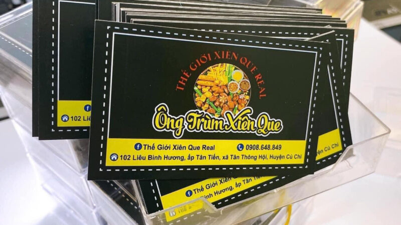 In card visit name card danh thiếp giá rẻ TPHCM lấy nhanh