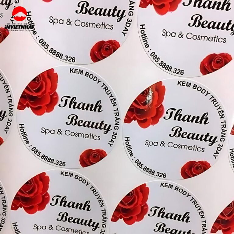 15+ Mẫu Tem Kem Body In Theo Yêu cầu GIÁ RẺ chất lượng