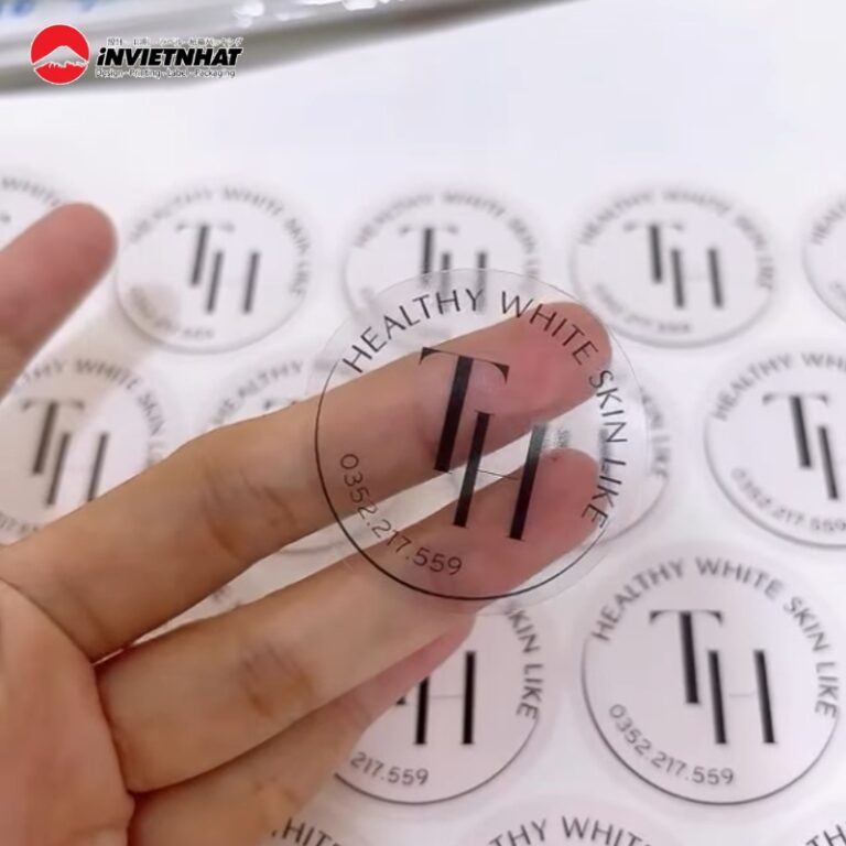 In Logo Dán Theo Yêu Cầu Giá Rẻ Đẹp Lấy Ngay TPHCM
