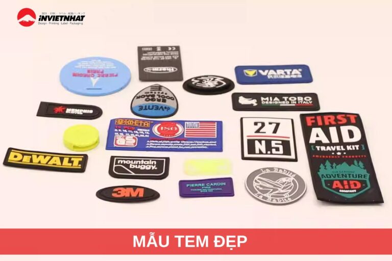 Những mẫu tem đẹp dán sản phẩm ẤN TƯỢNG nhất năm 2025