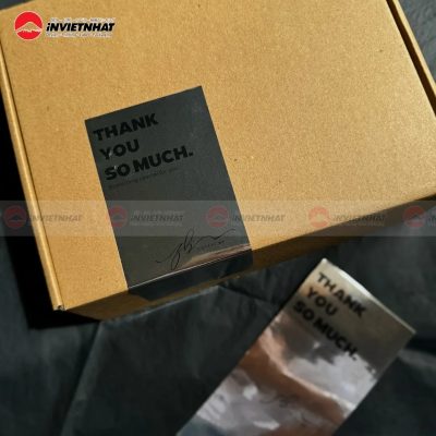 99+ Mẫu In Tem Dán Hộp Chất Liệu Chống Xước Bám Dính Tốt