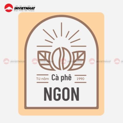 17+ Mẫu Tem Cafe Đẹp Giá Rẻ & Thu Hút Khách Hàng