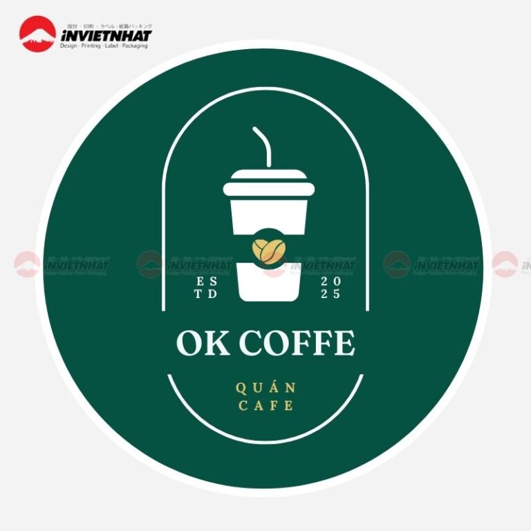 17+ Mẫu Tem Cafe Đẹp Giá Rẻ & Thu Hút Khách Hàng