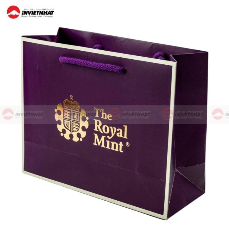 19+ Mẫu túi giấy màu tím đậm, tím nhạt, tím pastel ĐẸP MẮT
