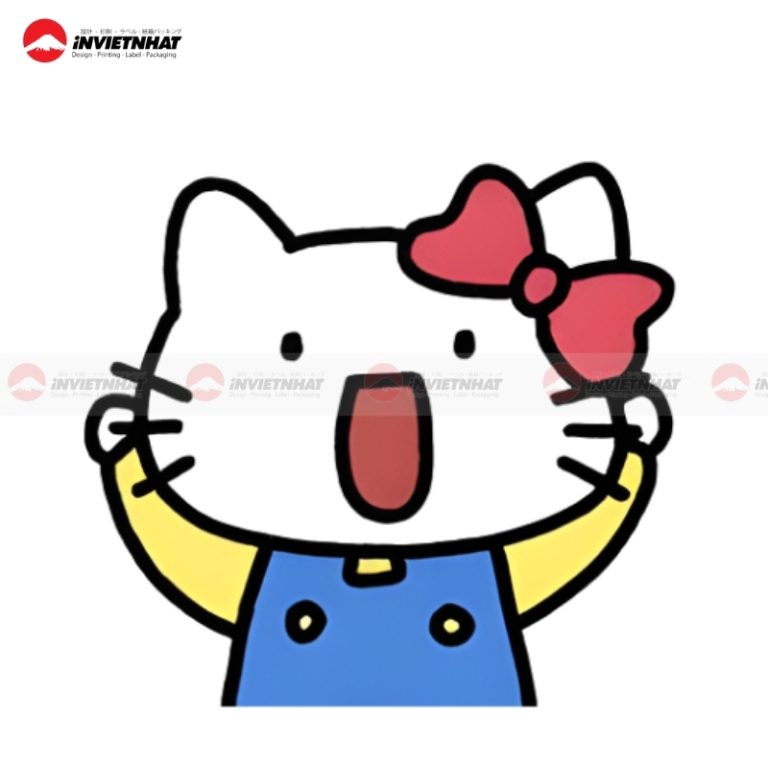 79+ Mẫu sticker Hello Kitty cute, bựa CHỐNG NƯỚC dán đẹp