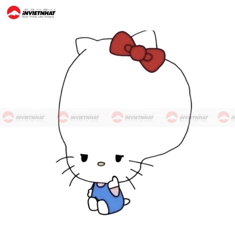 79+ Mẫu sticker Hello Kitty cute, bựa CHỐNG NƯỚC dán đẹp