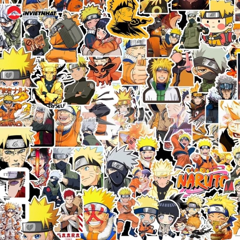 125+ Mẫu sticker, hình dán Naruto đẹp | Tải file PNG FREE