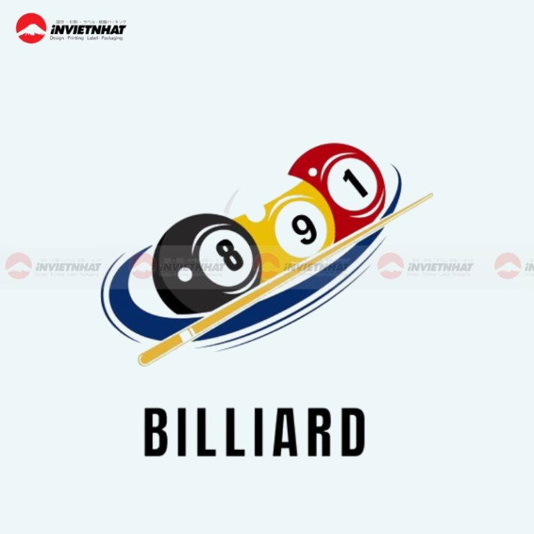 21+ Mẫu logo bida ĐẸP, thiết kế độc đáo, sáng tạo