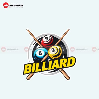 21+ Mẫu logo bida ĐẸP, thiết kế độc đáo, sáng tạo