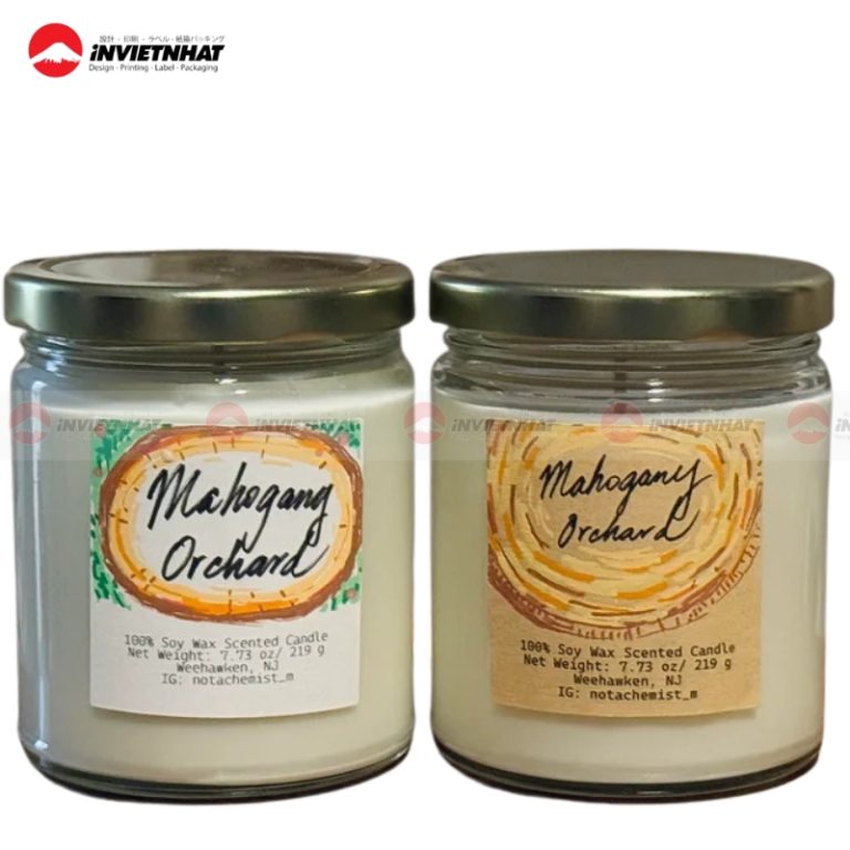 19+ Mẫu tem dán nến thơm đẹp giá rẻ, thiết kế ĐỘC ĐÁO 2026