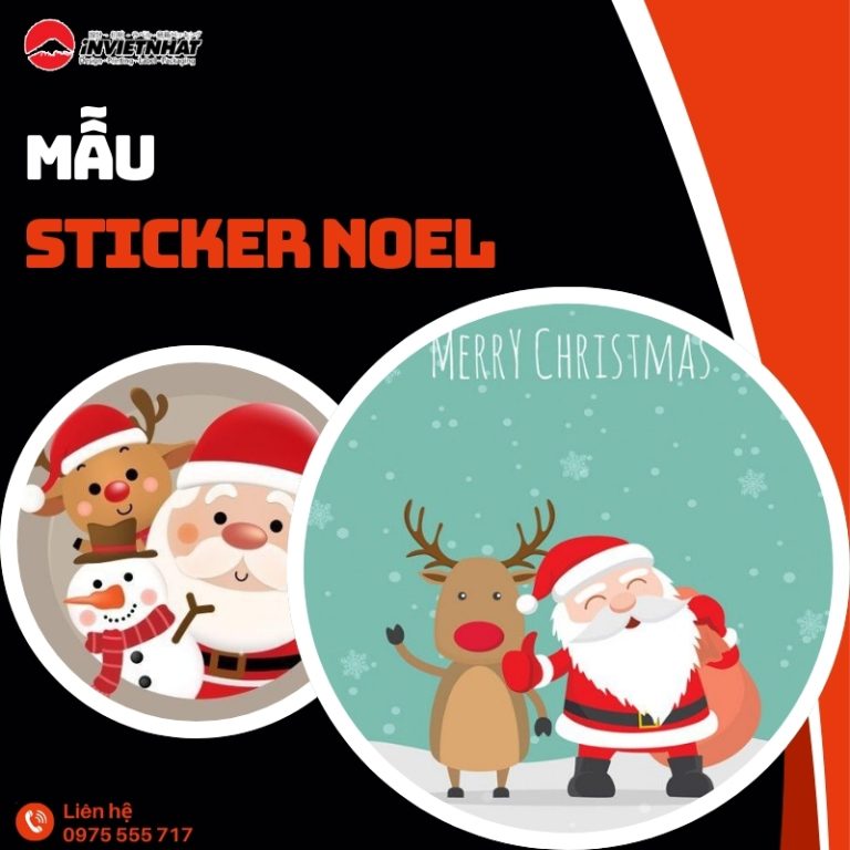 97+ Mẫu sticker noel CUTE, miễn phí tải về cho giáng sinh