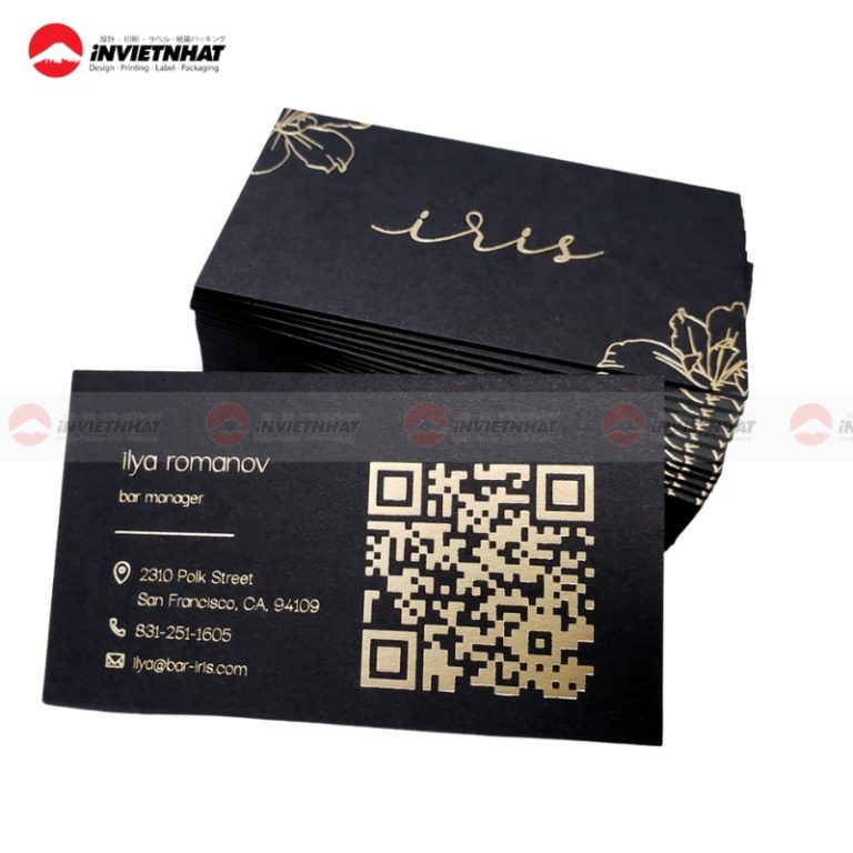 13+ Mẫu card visit có QR code đẹp giá tốt, quét SIÊU NHẠY