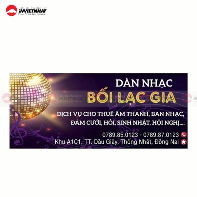 11+ Mẫu card visit âm thanh ánh sáng ĐẸP cho sân khấu